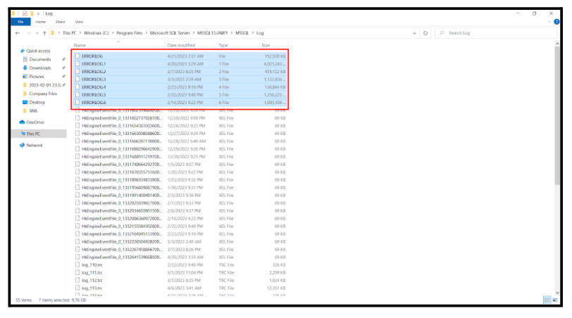 How to Delete Increasing SQL Logs/Dump Files and Control Disk Space Usage, Preventing Them From ...